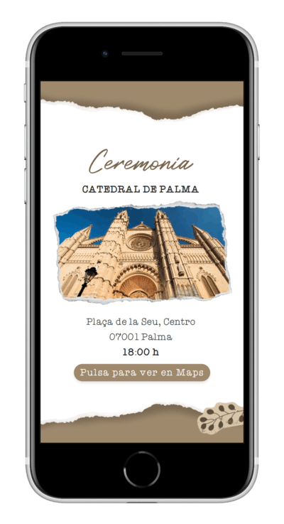 Invitaciones de boda digitales interactivas y personalizadas